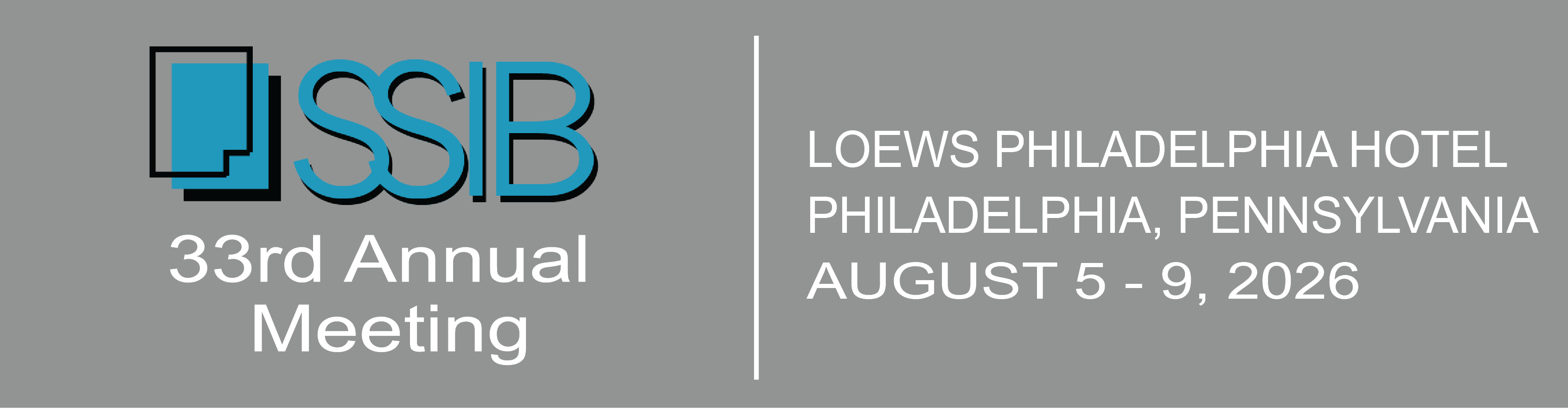 SSIB 2026 | Philadelphia, PA